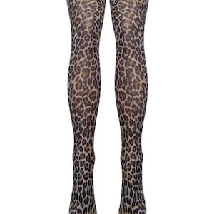 Leopard Animal Print Tights (8 Amazing Colours) - Etsy