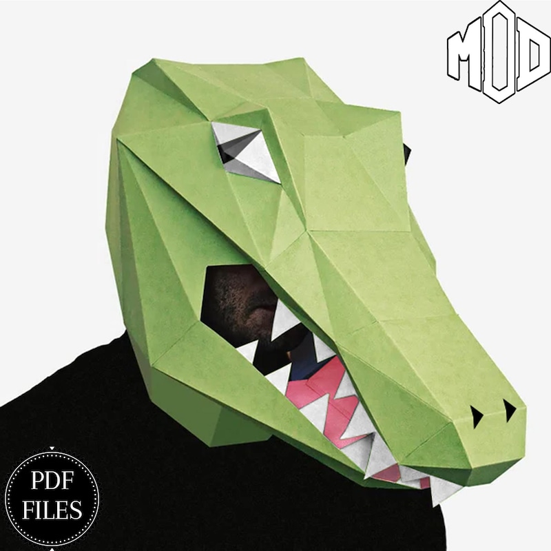 Crocodile Mask - Etsy