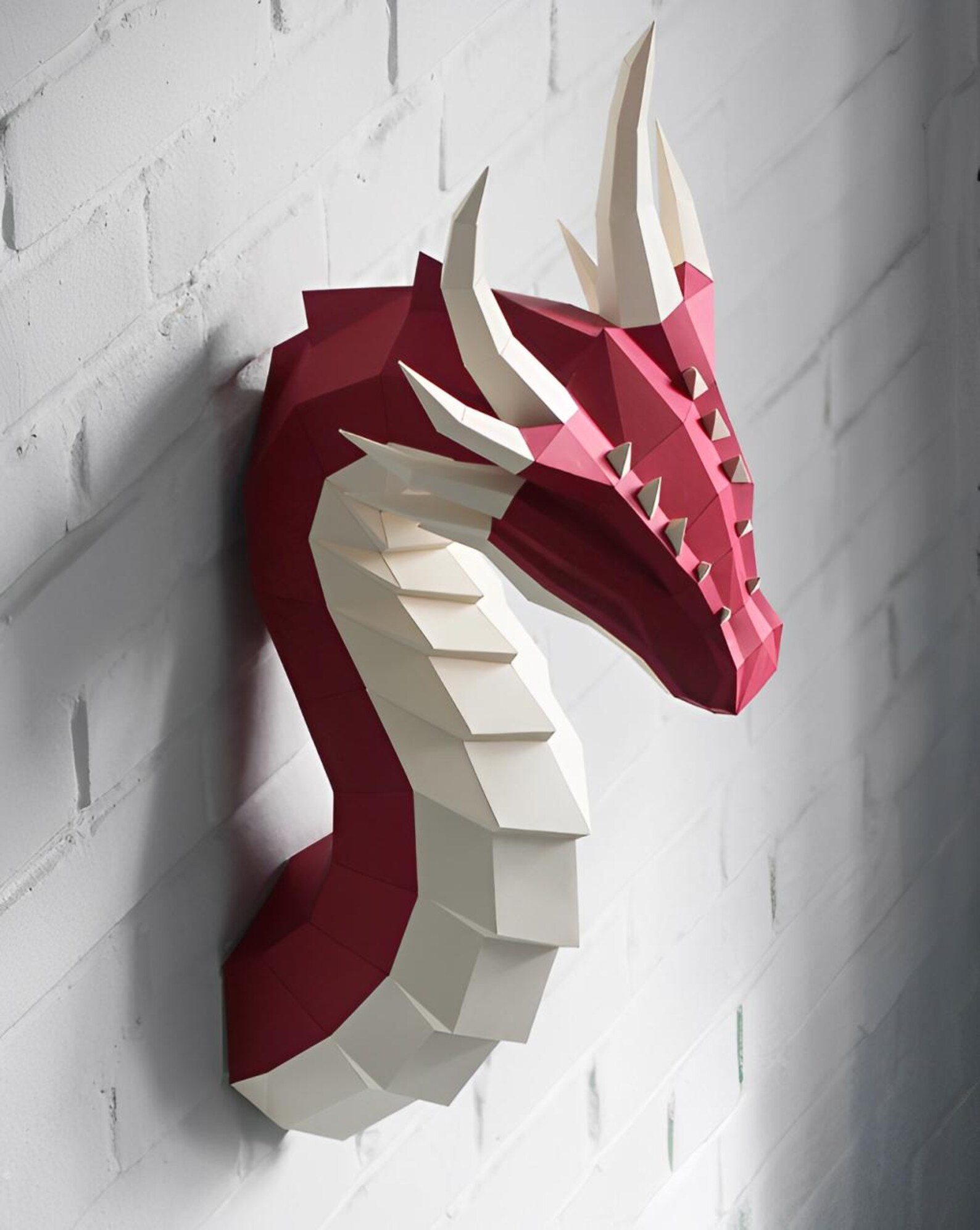 Papercraft Dragon Duo, Digital Model, PDF Download, 3D Low Poly ...