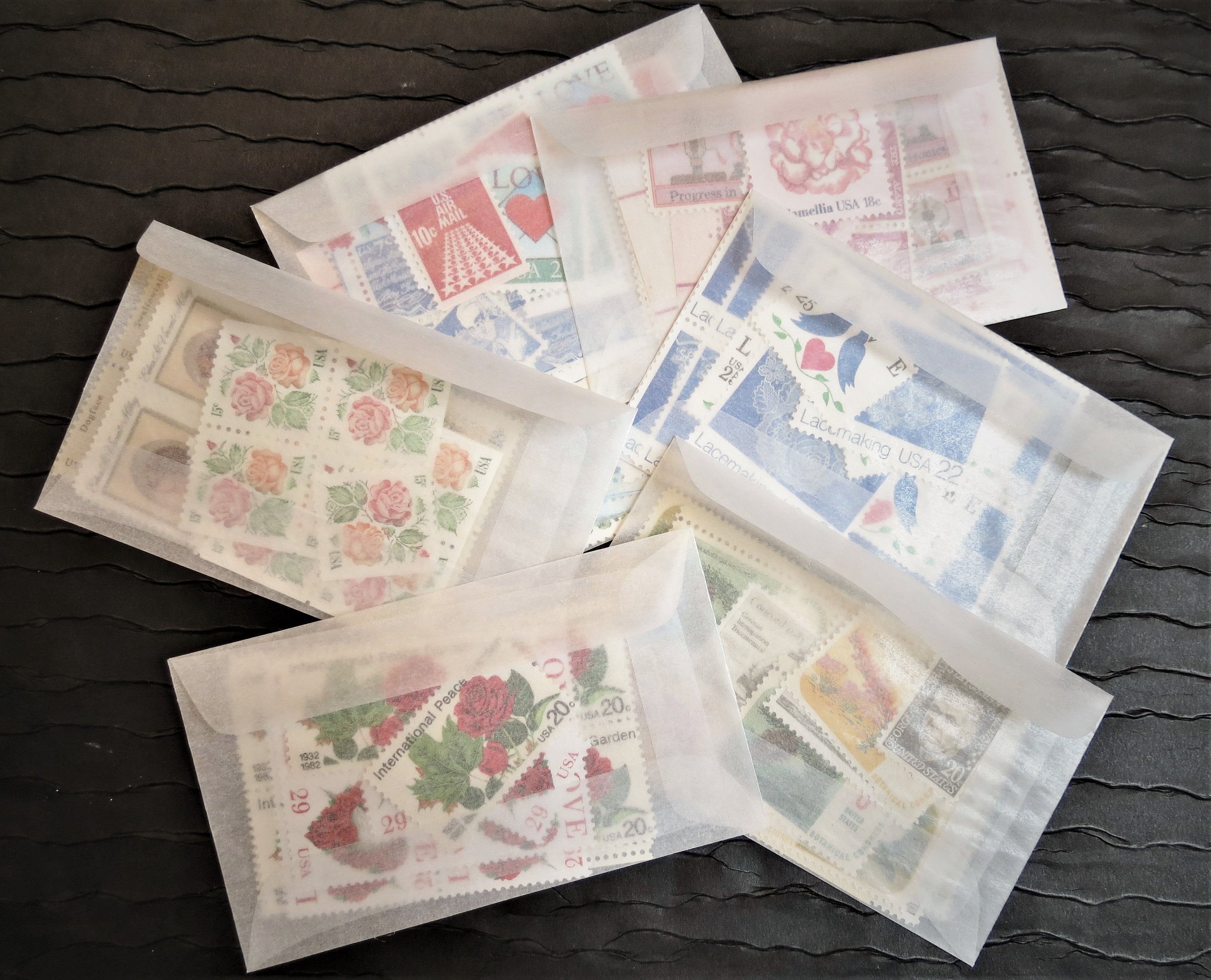 10 Vintage Postage Stamps .. Pan Am Airmail 10cent Stamp .. Unused .. # ...