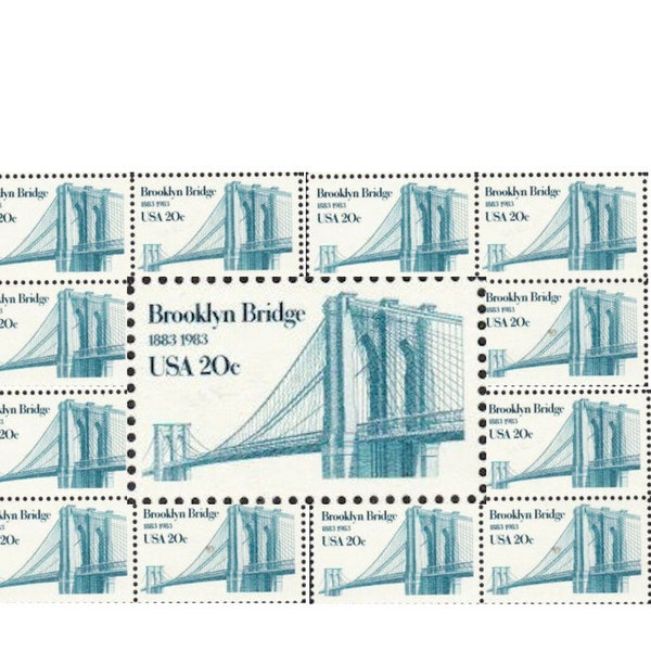 Brooklyn Bridge Stamps - Etsy