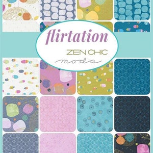 Moda | Zen Chic | Flirtation | Golden | Haze | 1835 11M | Fat Quarter ...