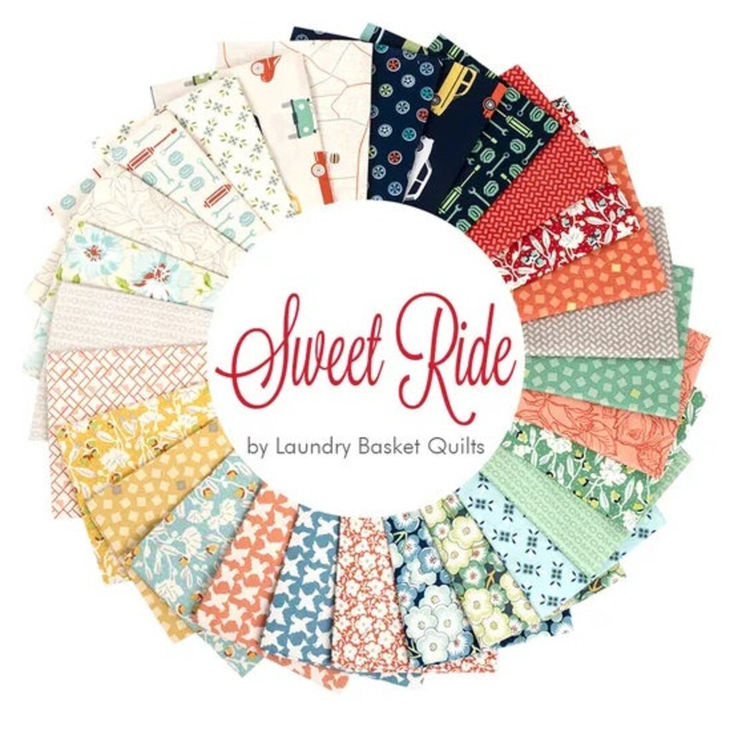 Sweet Ride Laundry Basket Quilts Fat Quarter Bundle 28 SKU - Etsy