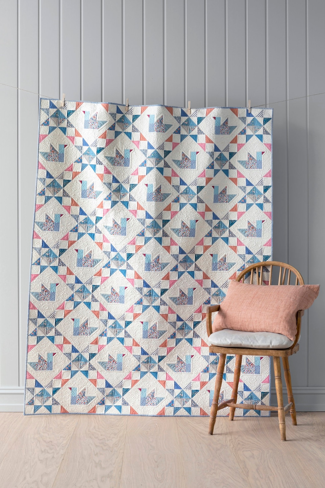 Tilda | Creating Memories | Blue Duck Quilt Kit | 56 X 72 | Backing ...