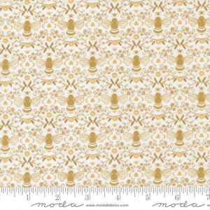 Moda Fabrics | Midnight in the Garden | 43124 21 | Gold | Sweetfire ...
