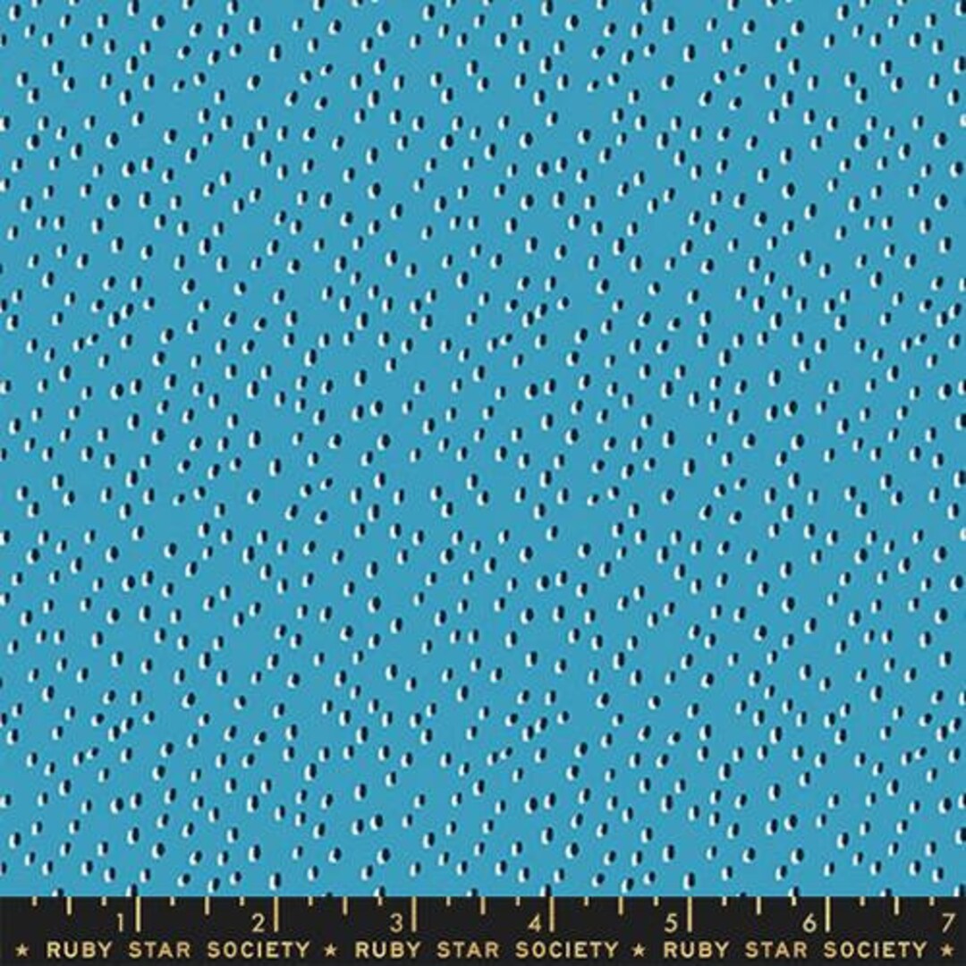 Ruby Star Strawberry Friends RS3042 16 Bright Blue Seeds Fat Quarters ...