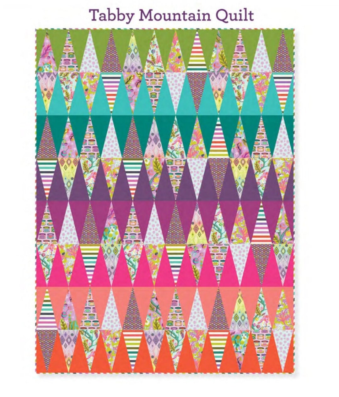 Tula Pink | Tabby Mountain Quilt Kit Featuring Tabby Road Deja Vu ...