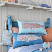 Tilda | Creating Memories | Blue Whale Quilt Kit | 62 X 76 | Backing ...