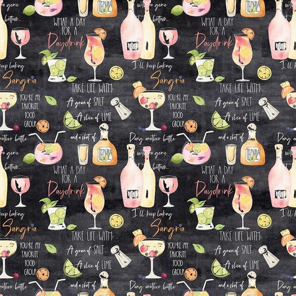 Cocktail Fabric - Etsy