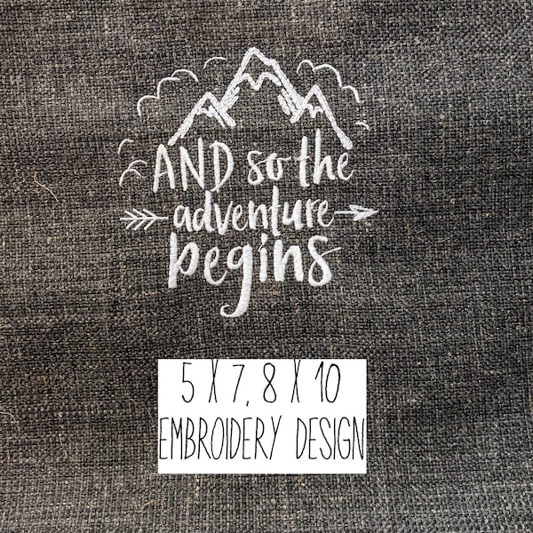 Adventure Embroidery - Etsy