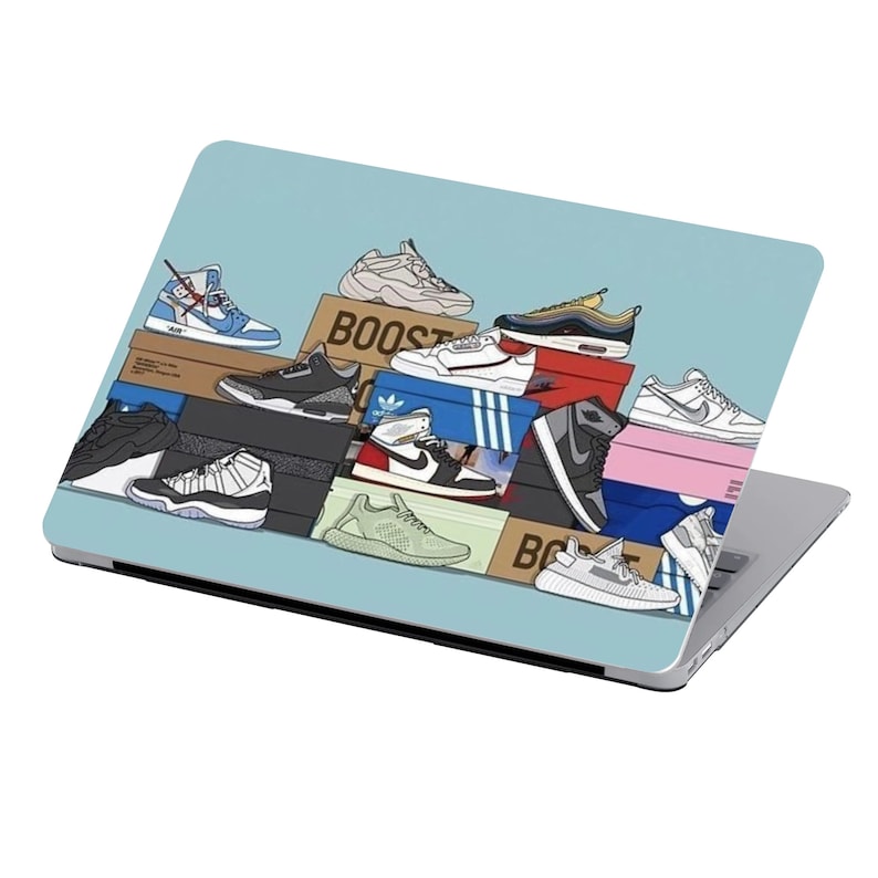 Nike Inspired MacBook Case, Art Laptop Cover, Hard Bumper - Etsy