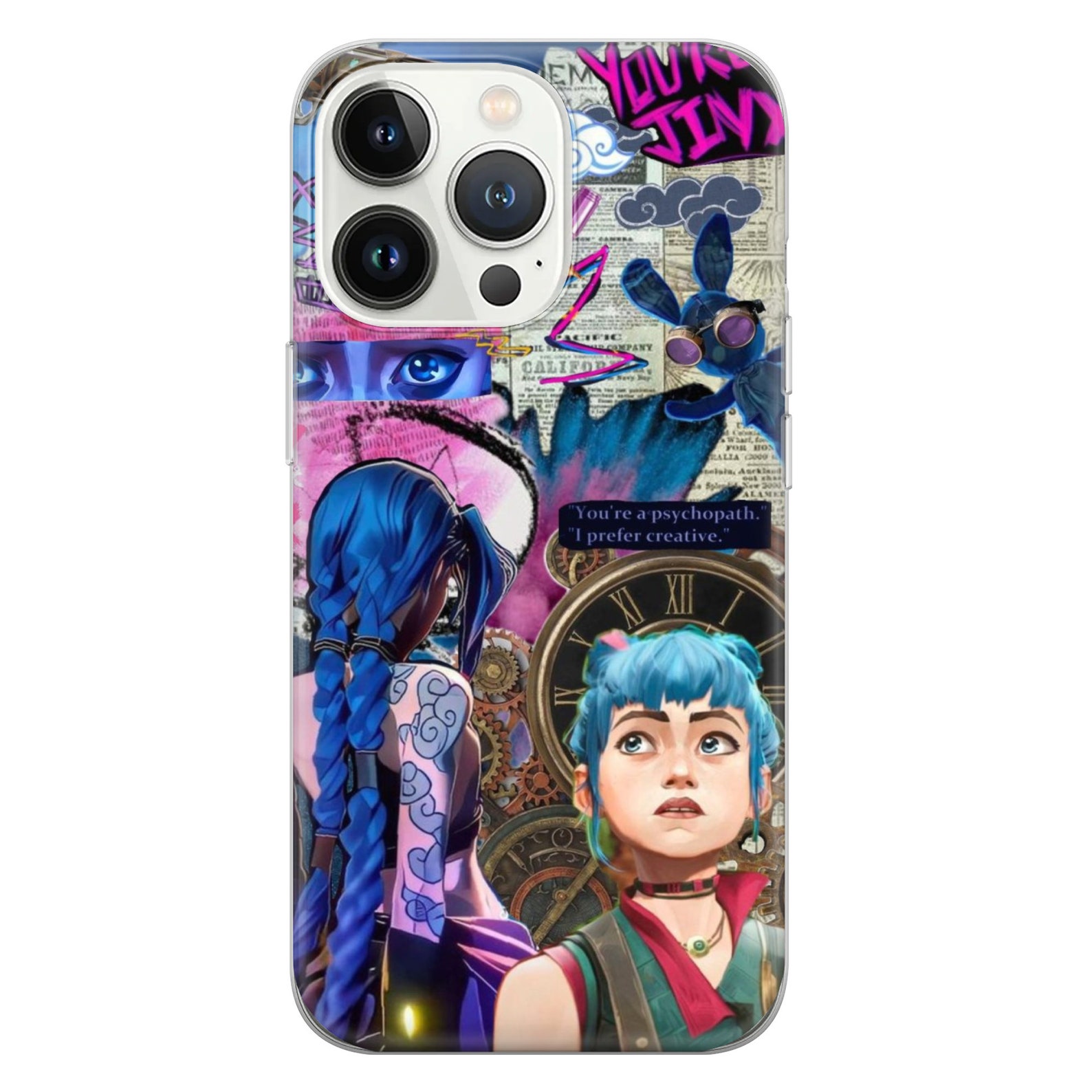 Arcane Jinx Game Phone Case: Protective TPU Gel Cover - Etsy
