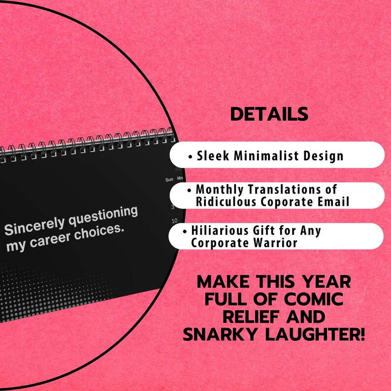 2026 Calendar: Unhinged Corporate Email Sign Offs, Funny Calendar ...