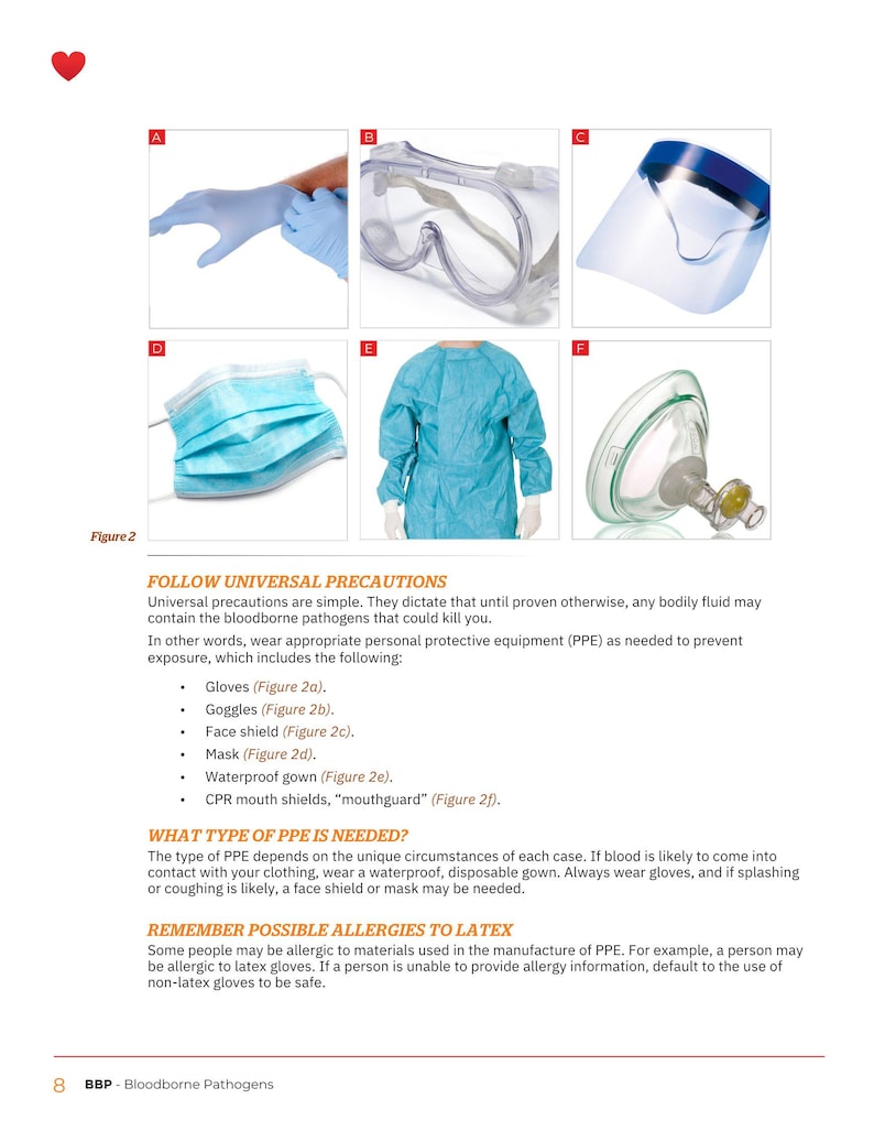 Bloodborne Pathogens BBP Provider Handbook With Free Certification by ...