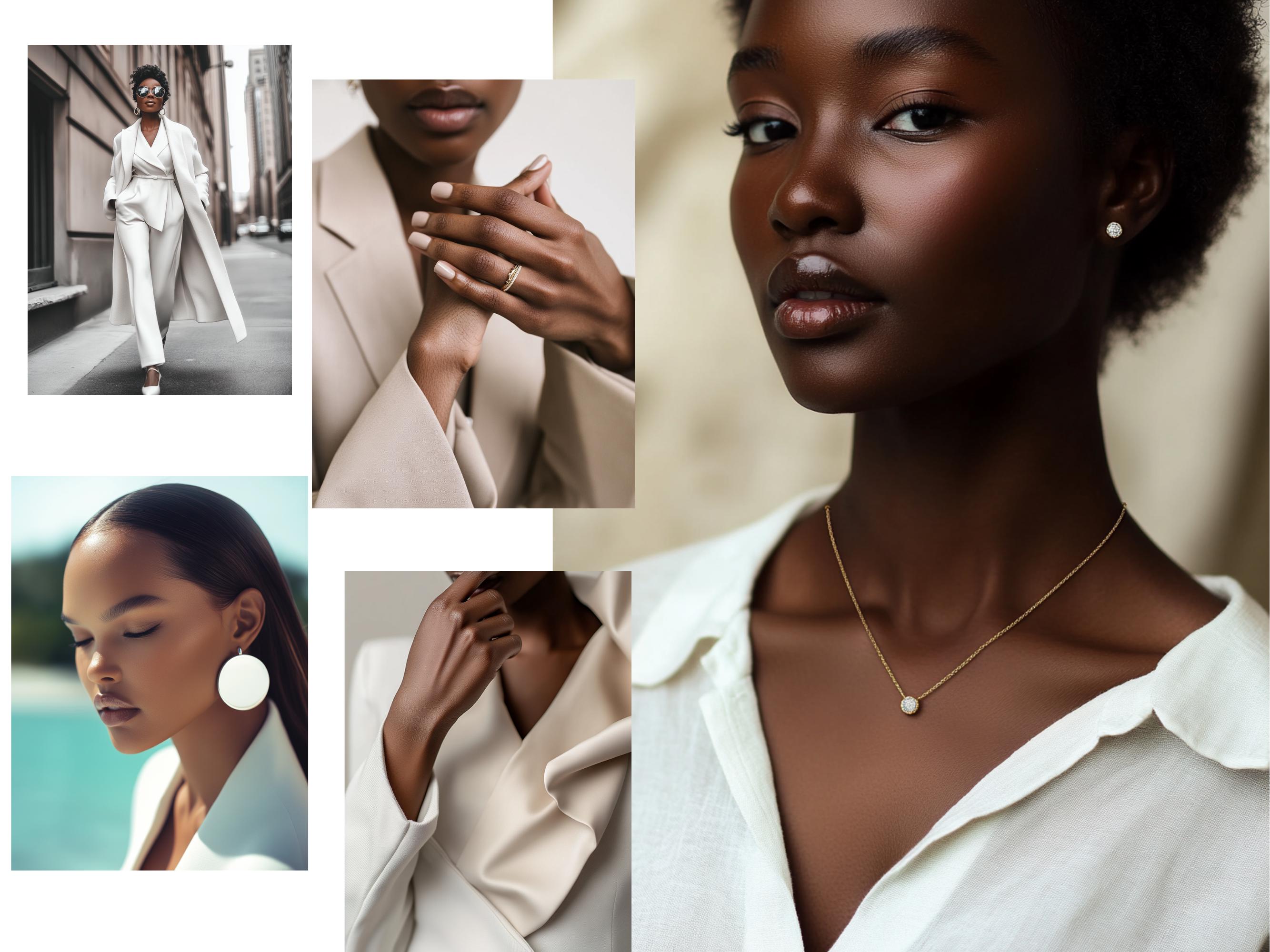 90 Melanin Beige Ai Beauty Stock Photo for Instagram Marketing Reels ...