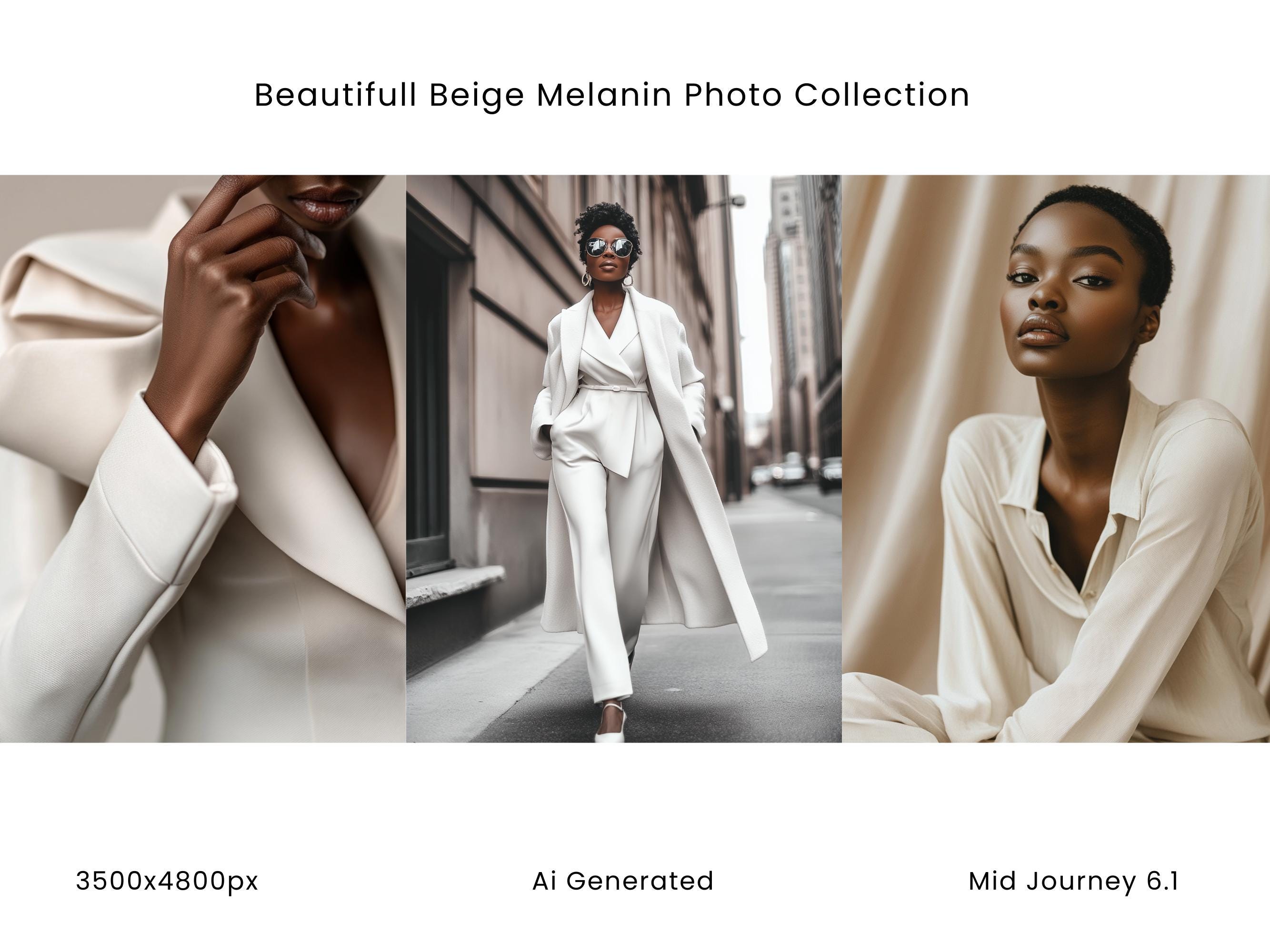 90 Melanin Beige Ai Beauty Stock Photo for Instagram Marketing Reels ...