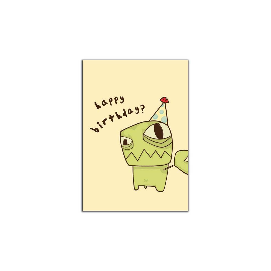 Crazy Jim Birthday Card Made in Toronto - Etsy