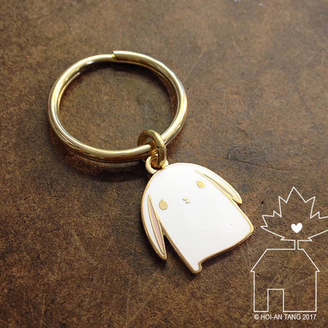 Bunny Key Ring - Etsy