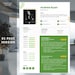 Editable Modern Resume 18 | Stylish CV Template | Word & Google Docs - Etsy