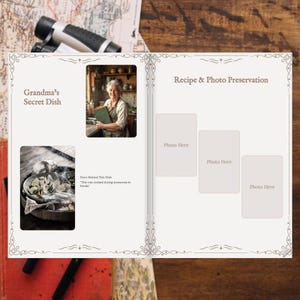 Family Ancestry Book Template AFB01 | Customizable Genealogy Journal ...