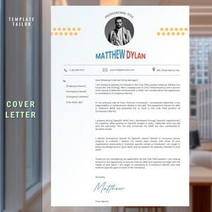 Infographic Resume Template 23 | Creative & Visual CV Design | Instant ...