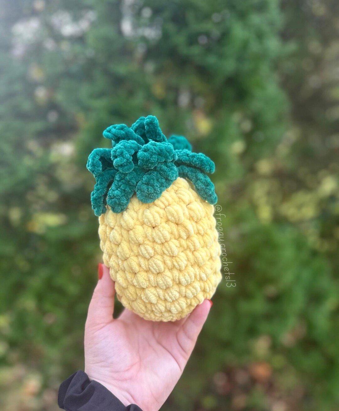 Crochet Pineapple Amigurumi - Etsy