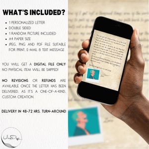 Personalized Digital Letter From One Piece Character | Unique Anime ...