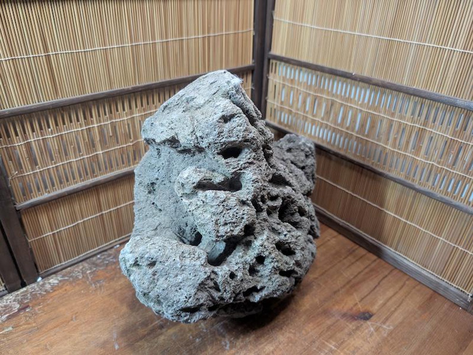 Rare 1970s Japanese Kalui Ishi Garden Stone – Light Stone Décor | Large ...