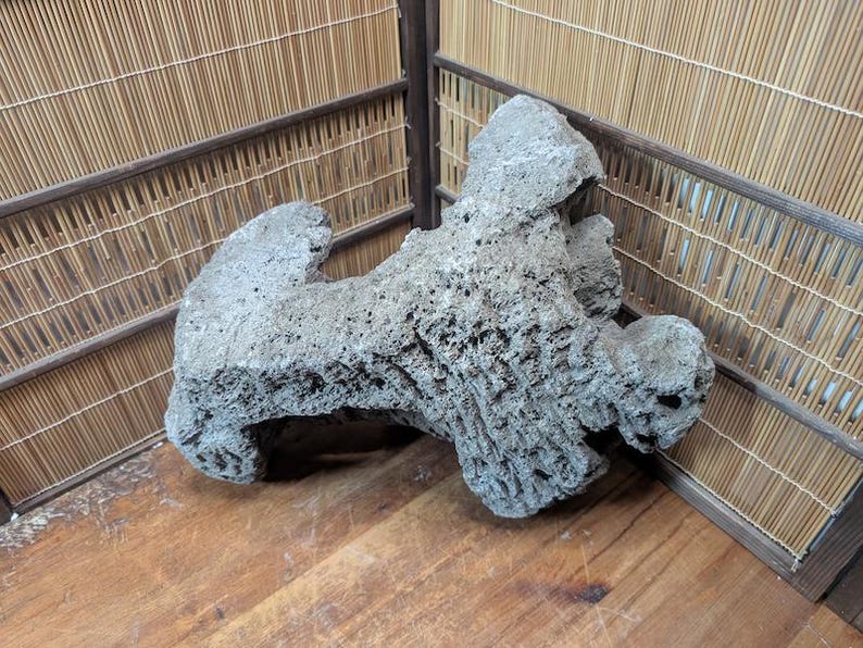 Rare 1970s Japanese Kalui Ishi Garden Stone – Light Stone Décor | Large ...
