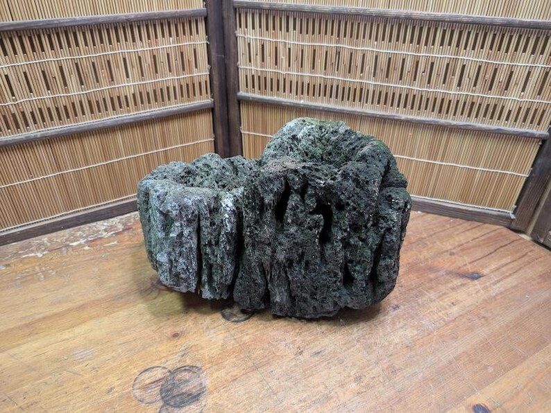 Rare 1970s Japanese Karui Ishi Stone • 2.6kg Wabi Sabi Rock • Bonsai ...
