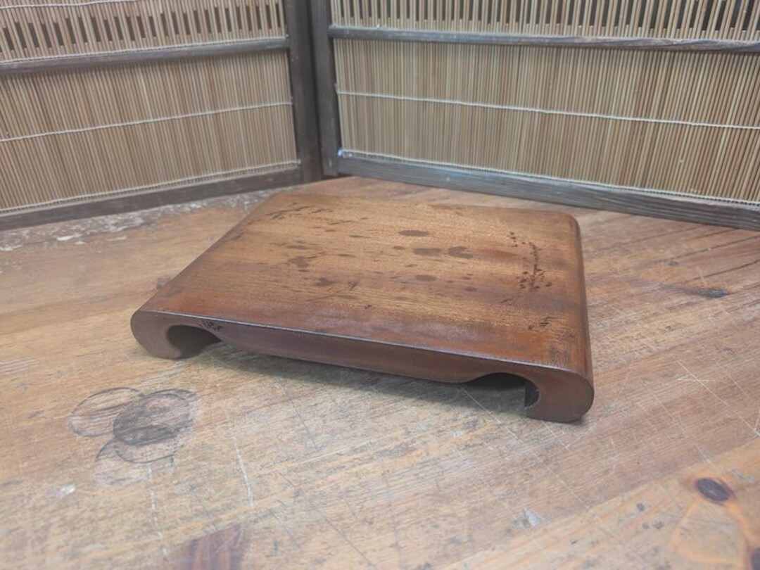 Vintage Japanese Bonsai Table Sakura Wood Kadai Stand Handmade Display ...