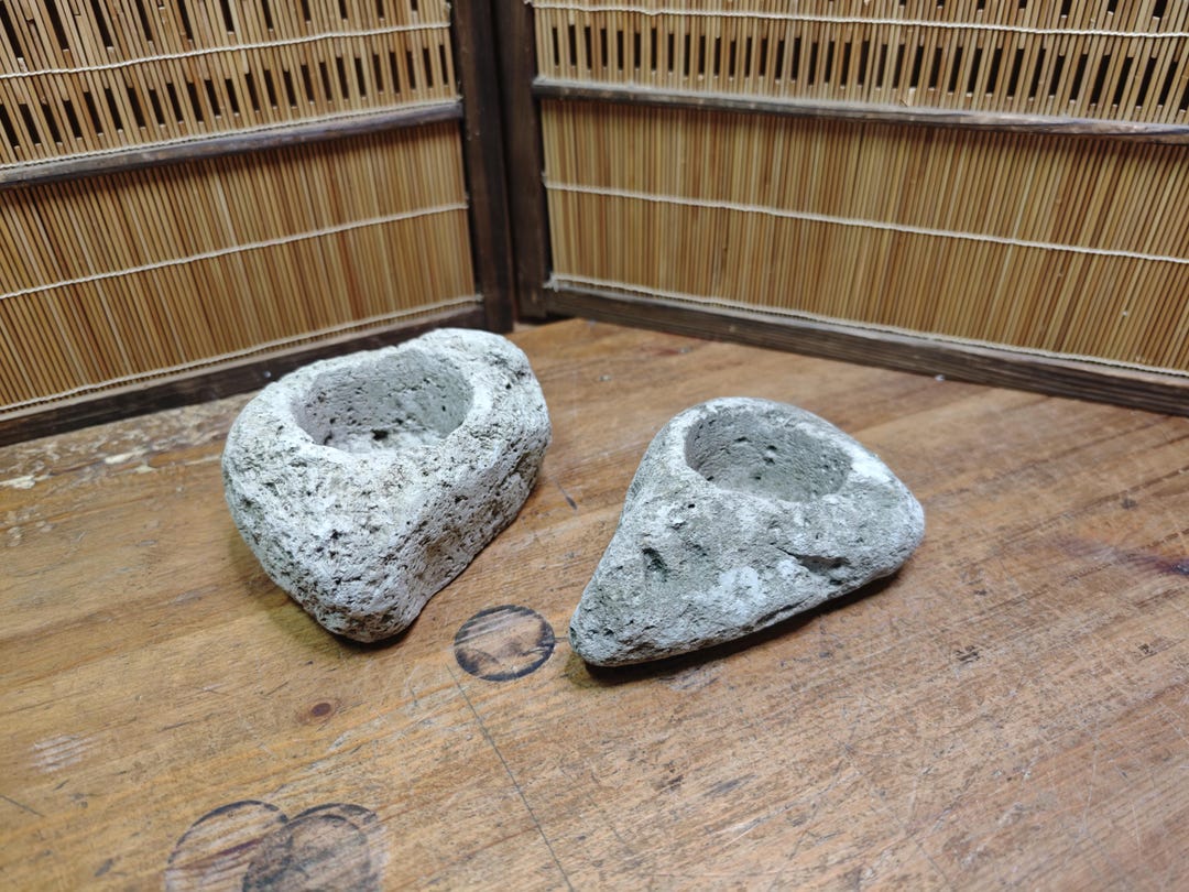 Rare Japan Karui Ishi Rock Set Bonsai Garden Decor Wabi Sabi Japan Gov ...