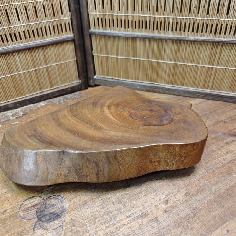 Antique Japanese Wood Stand - Etsy Canada