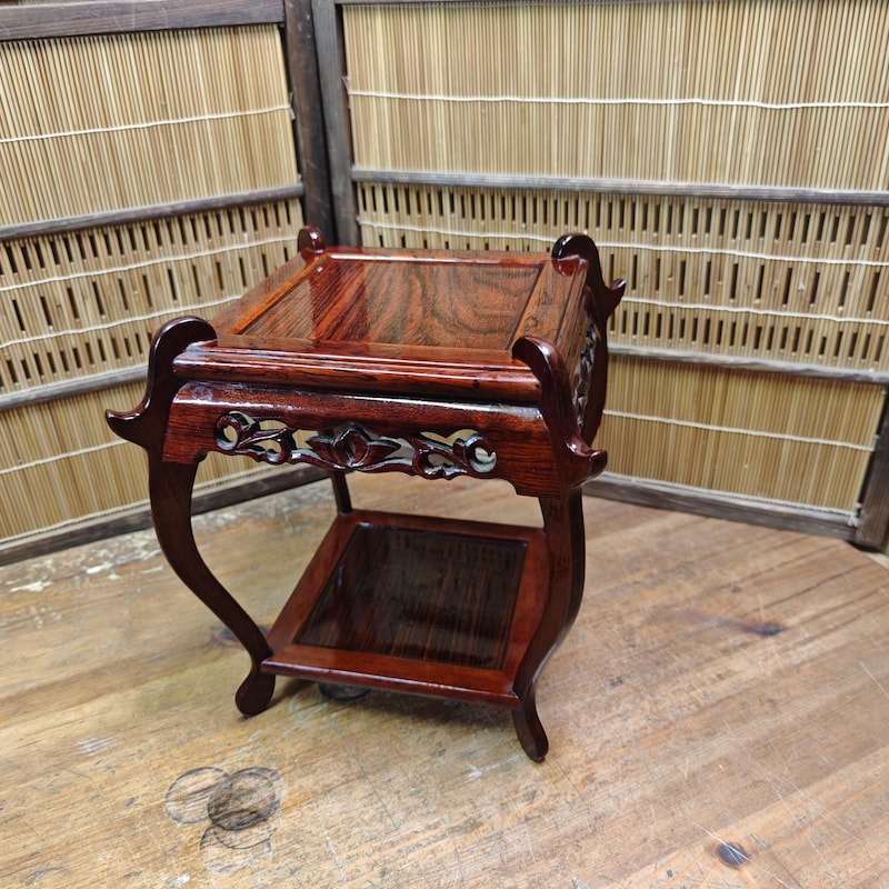 Antique Japanese Wood Stand - Etsy