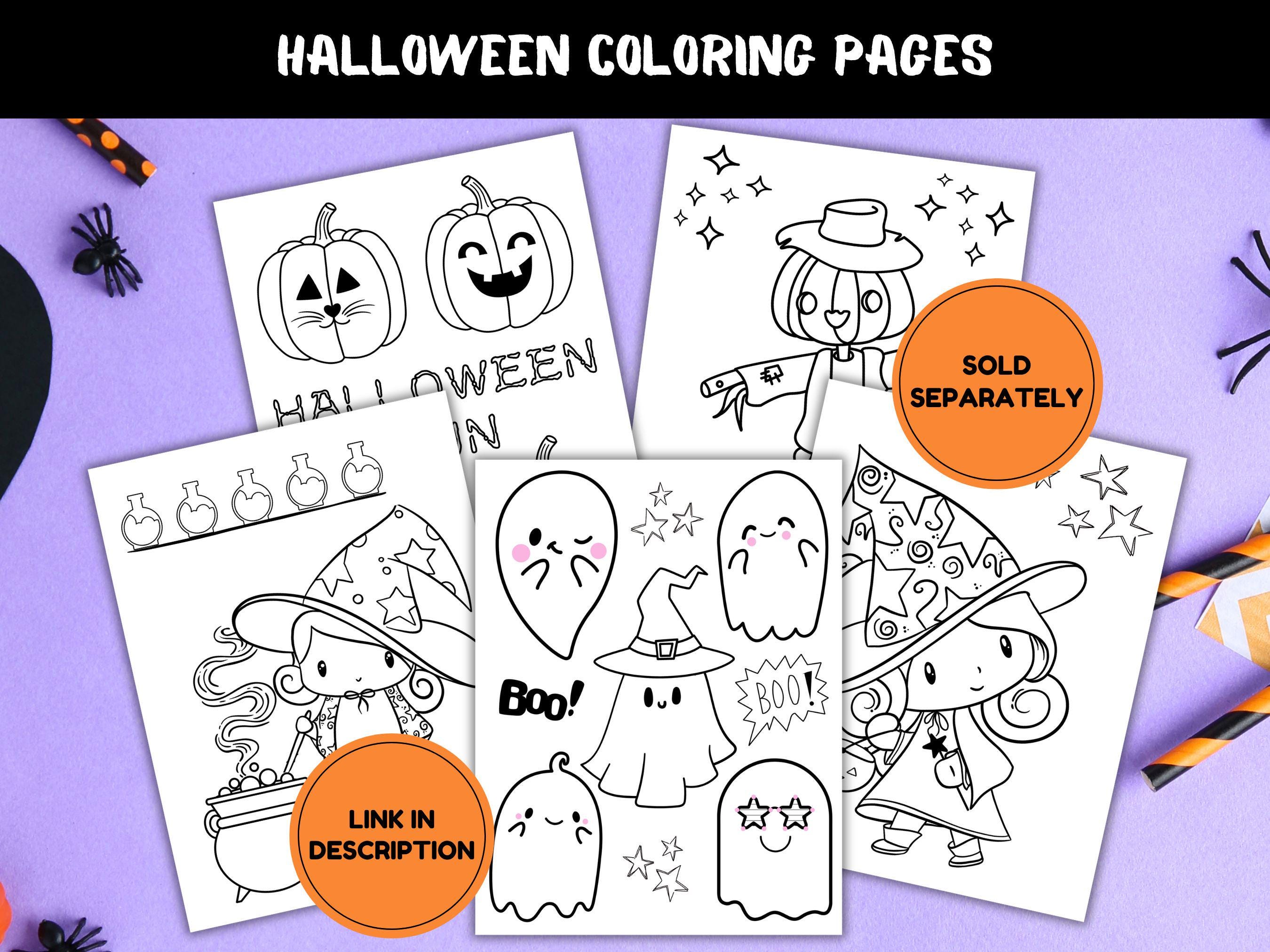 50 Halloween Bingo Cards With Call Sheet and Markers, Halloween Group ...