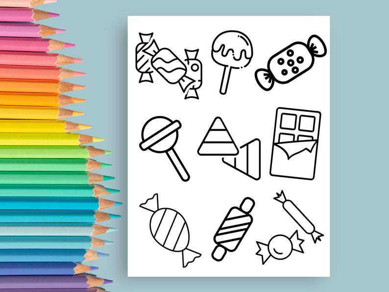 Cute & Spooky Halloween Coloring Pages for Kids, Printable Coloring ...