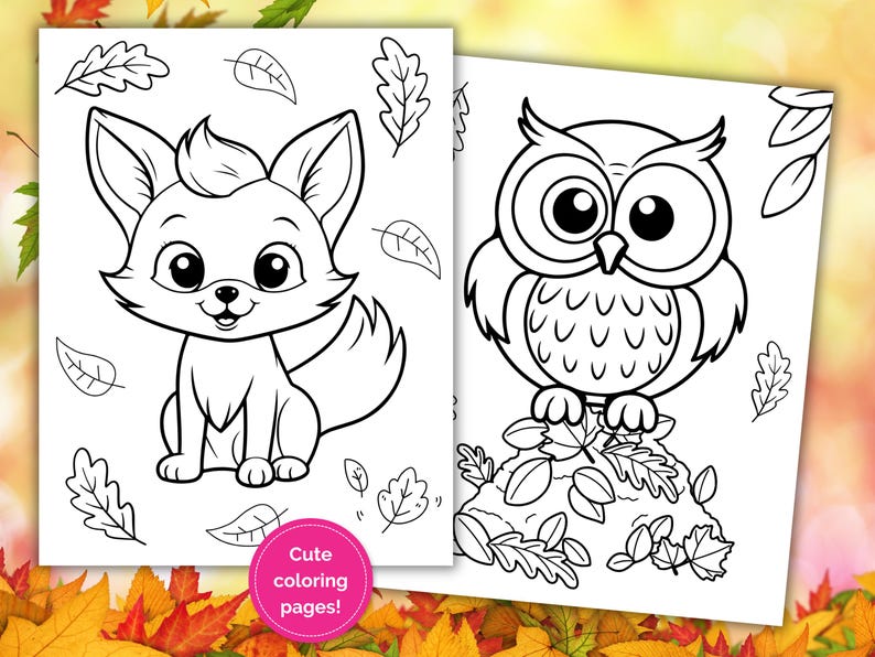 Fun Thanksgiving Coloring Pages Bundle | 14 Pages for Kids & Adults ...