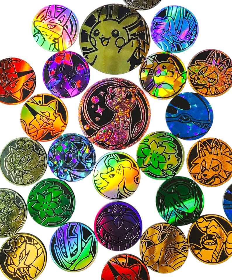 100 Official Pokemon Coins All From Official Pokemon TCG Products ...
