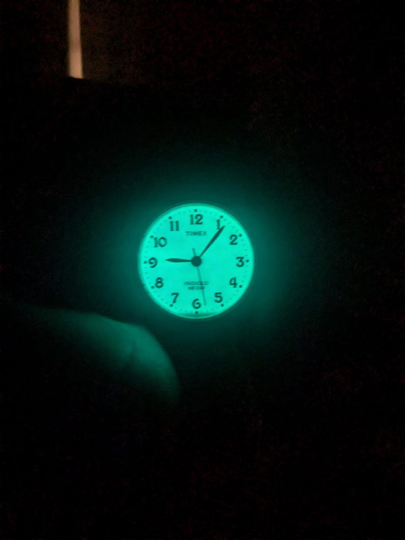 Timex Mother of Pearl Iridescent Dial With Indiglo Back Light Gold and ...
