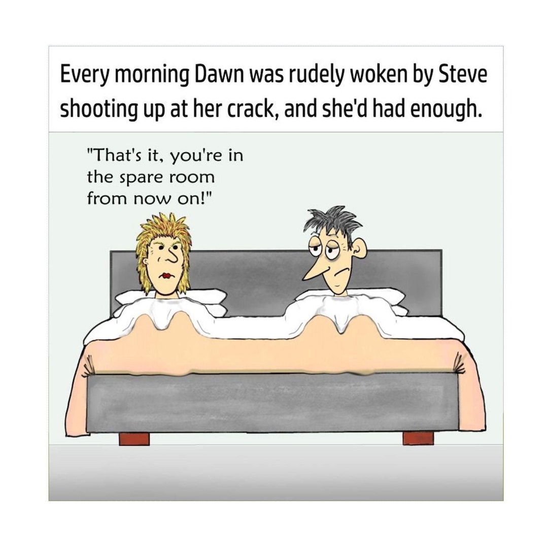 Up at Crack of Dawn Card - A Funny Rude Man in Bed, He is up Early ...