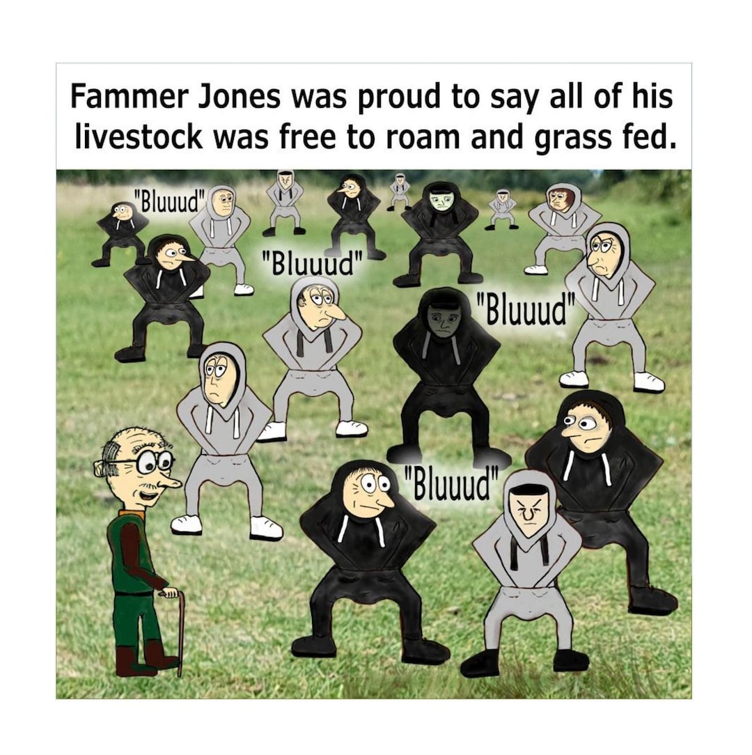 Free Range Farming, Farmer and His Grass Fed Fam on the Farm! Funny ...