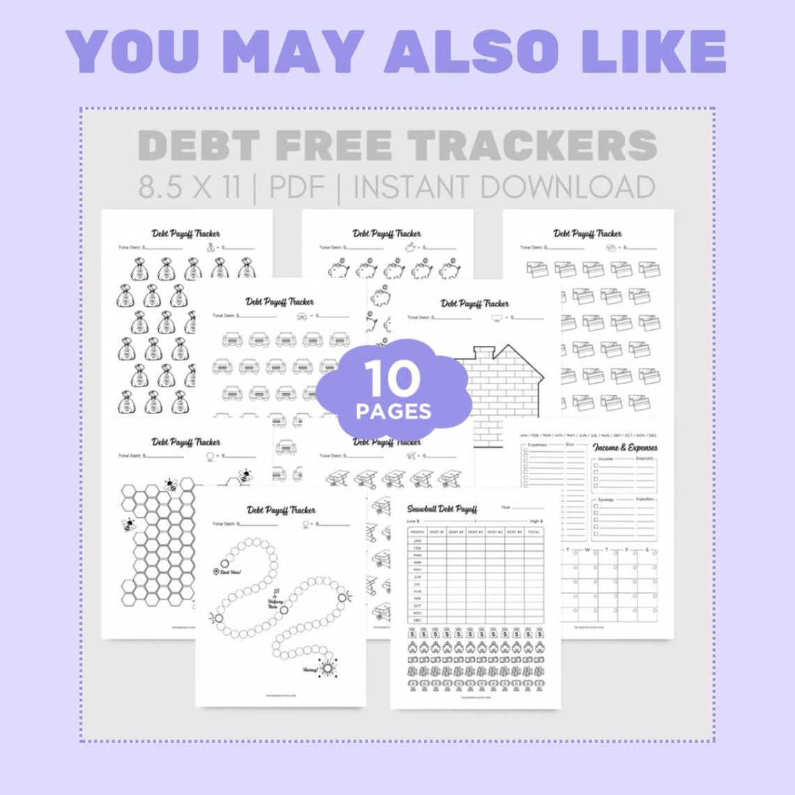 Moneybag Debt Coloring Sheet Fun Financial Printable PDF Digital ...