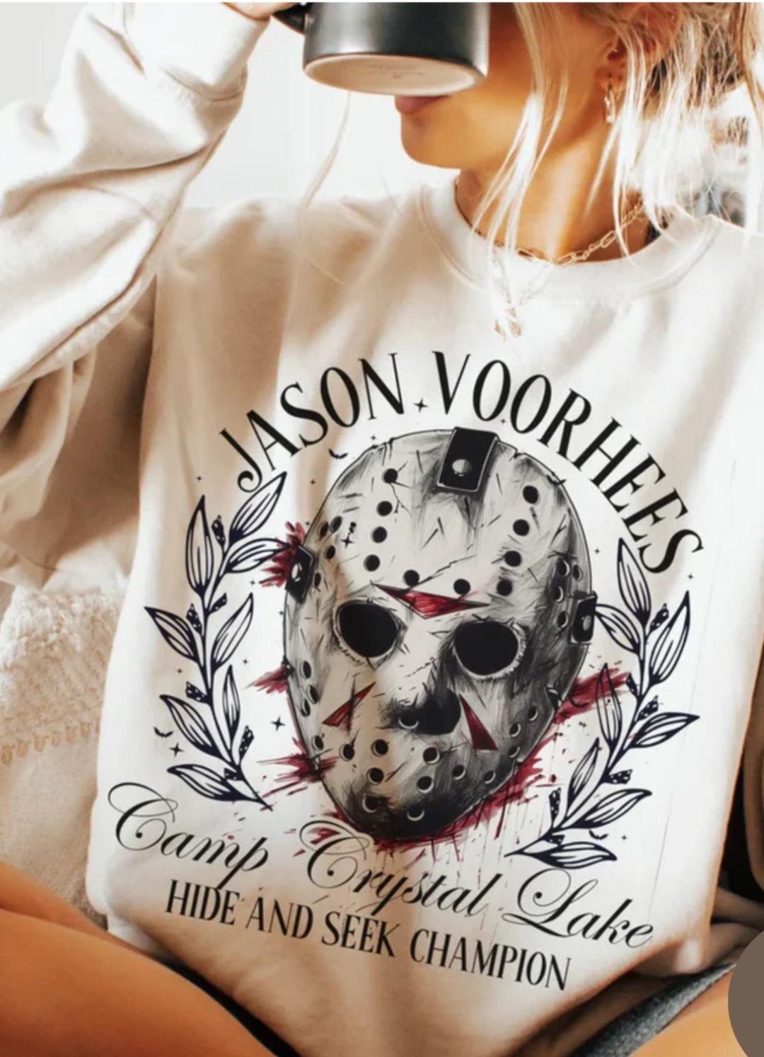 Jason Voorhees Camp Crystal Lake T-shirt Retro Horror Design Halloween ...