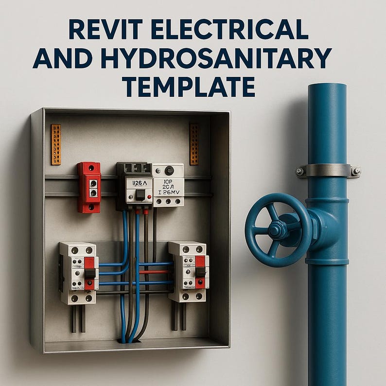 Revit Electrical and Hydrosanitary Template - Etsy