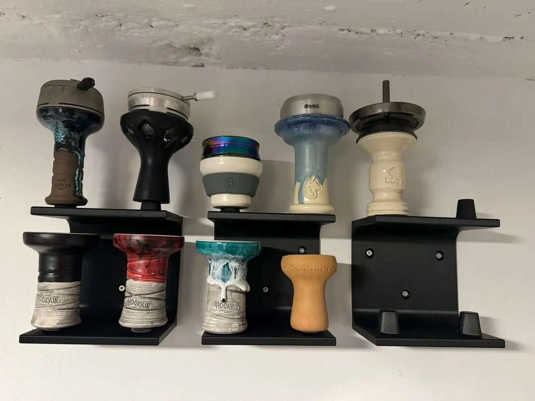 Wall Mount for Shisha Heads – 4 Places, Space-saving & Modern - Etsy