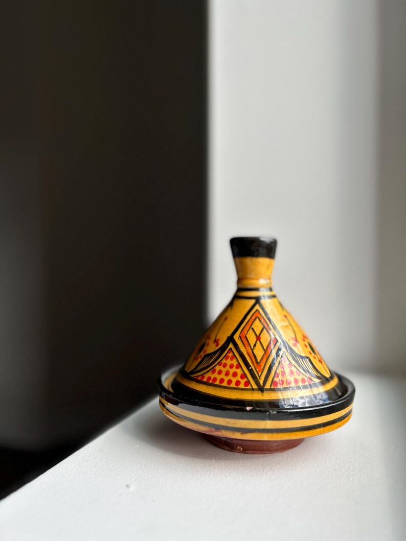 Handmade Mini Moroccan Tagine - Berber-style Patterns - Etsy