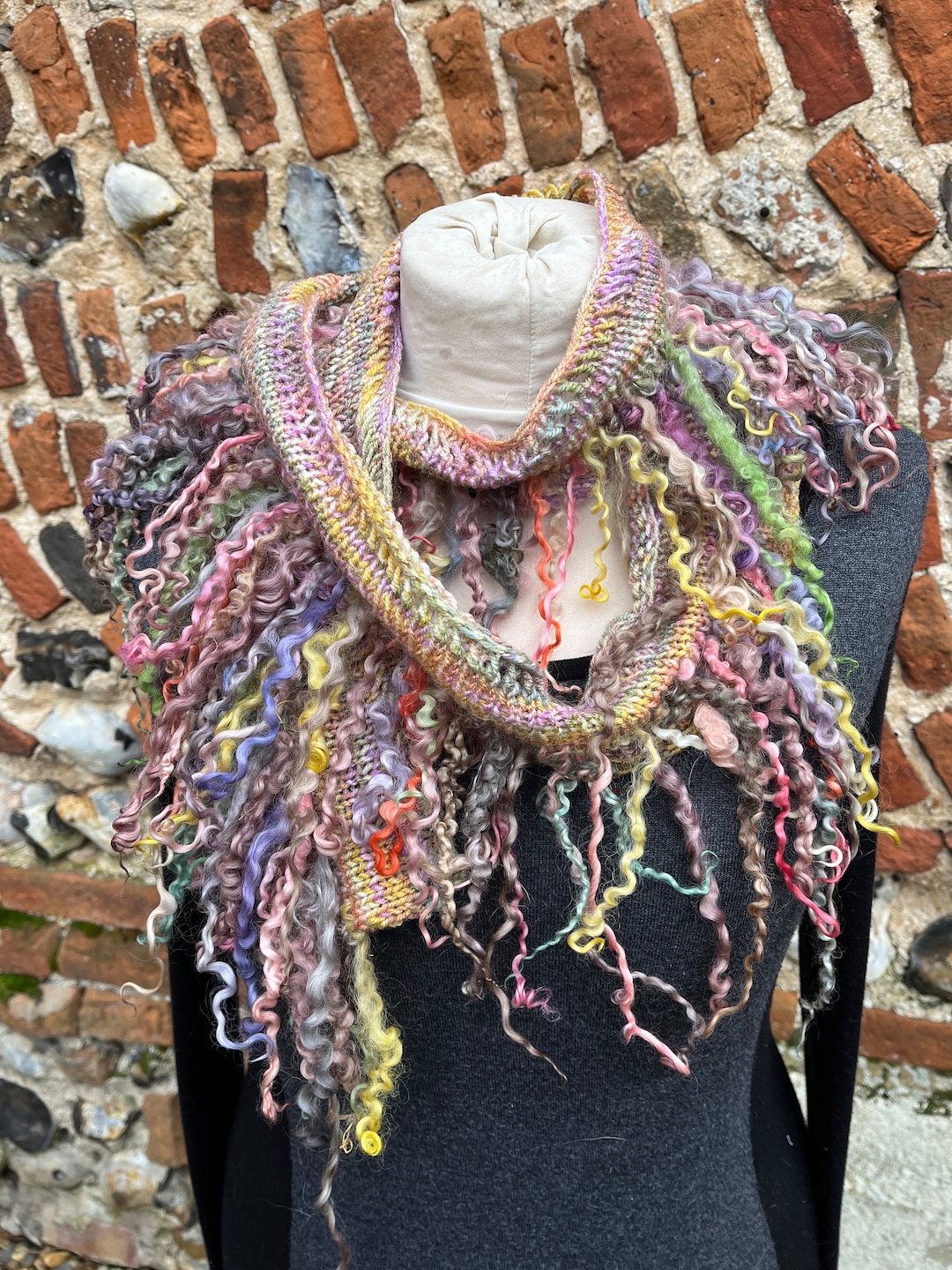 Hand Knitted Boa - Etsy