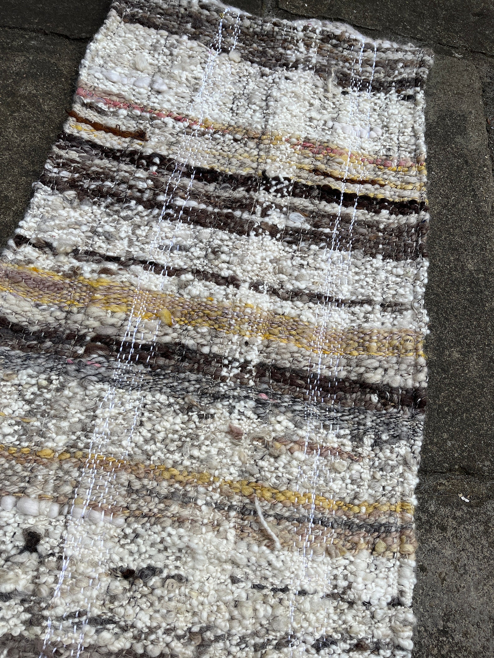 Handmade Wool Rug With Hessian Back - Etsy