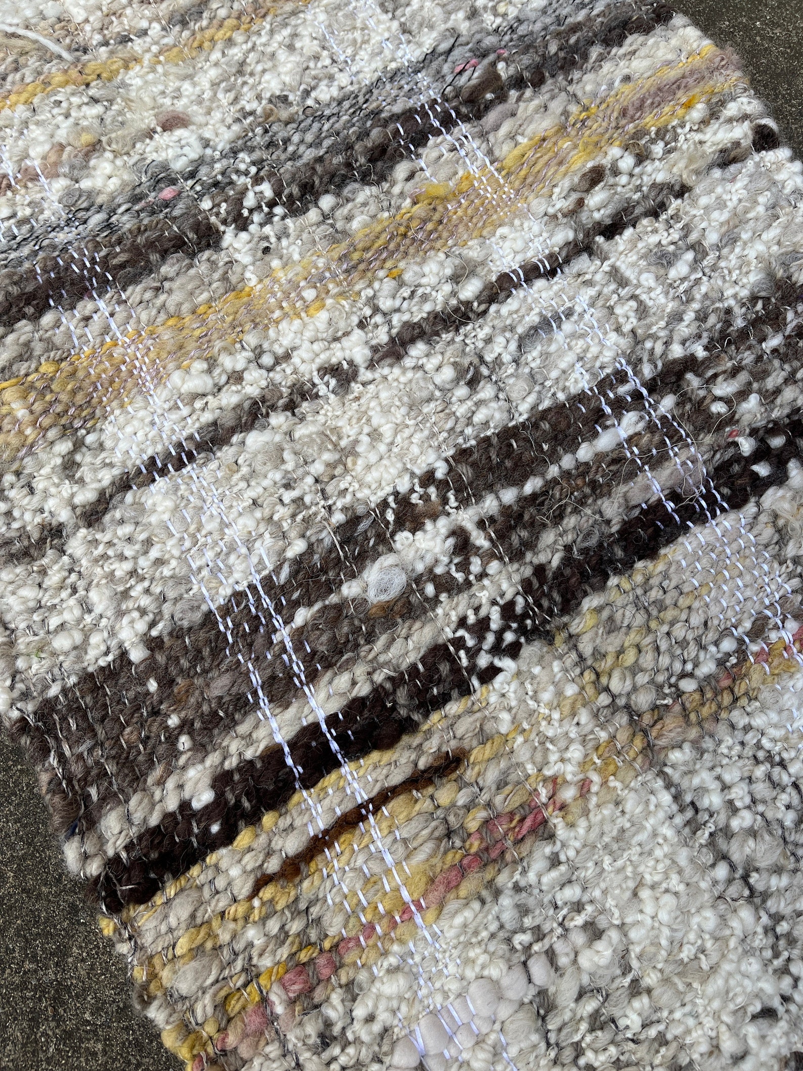 Handmade Wool Rug With Hessian Back - Etsy