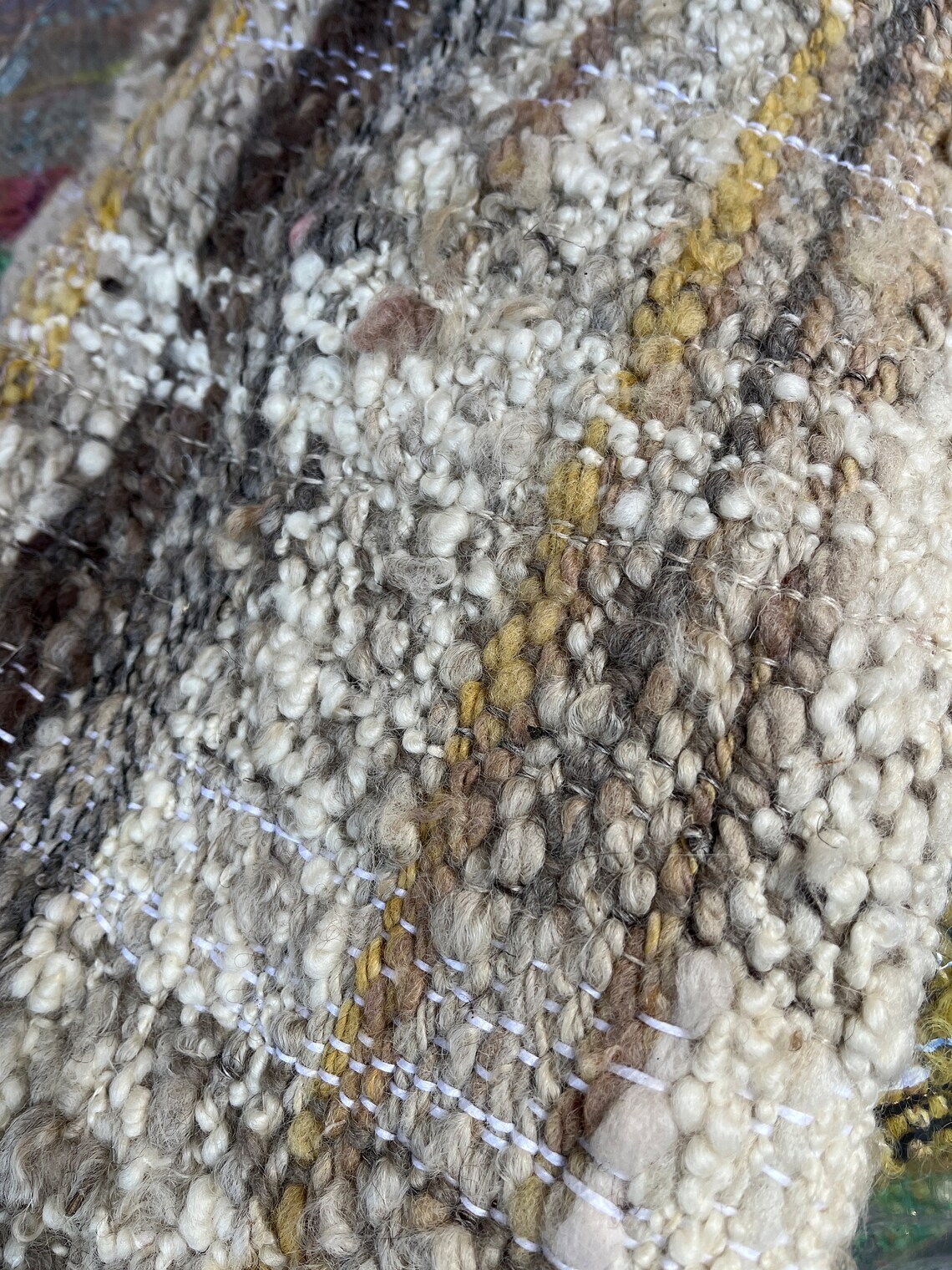 Handmade Wool Rug With Hessian Back - Etsy